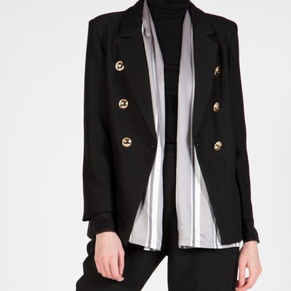 Beulah | Jackets & Coats | Beulah Militaryesque Blazer | Poshmark